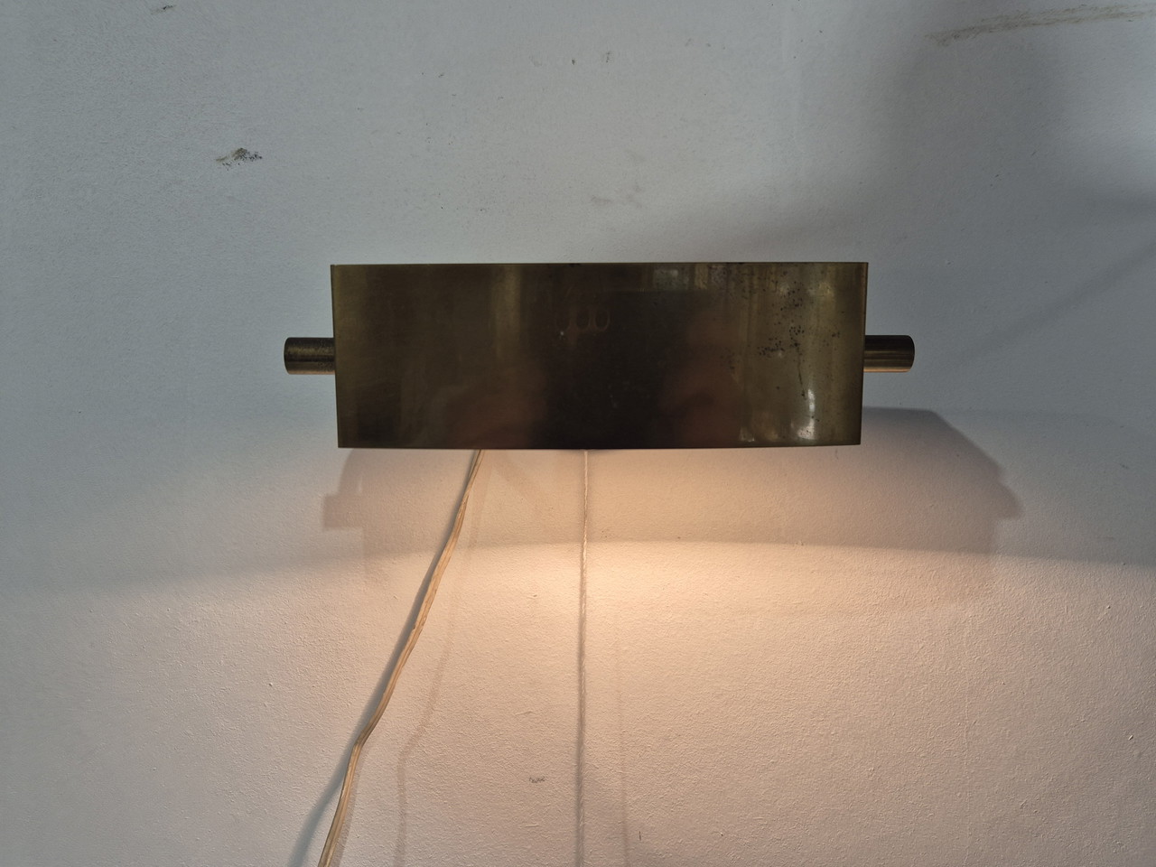 Jacques Biny Messing-Wandleuchte 1940er/50er Jahre | €225 | Whoppah