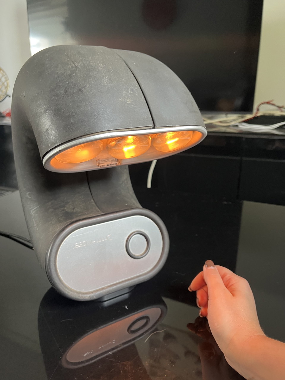 Lampada da tavolo Dimm-Master di Insta Elektro, Germania Ovest (circa ...