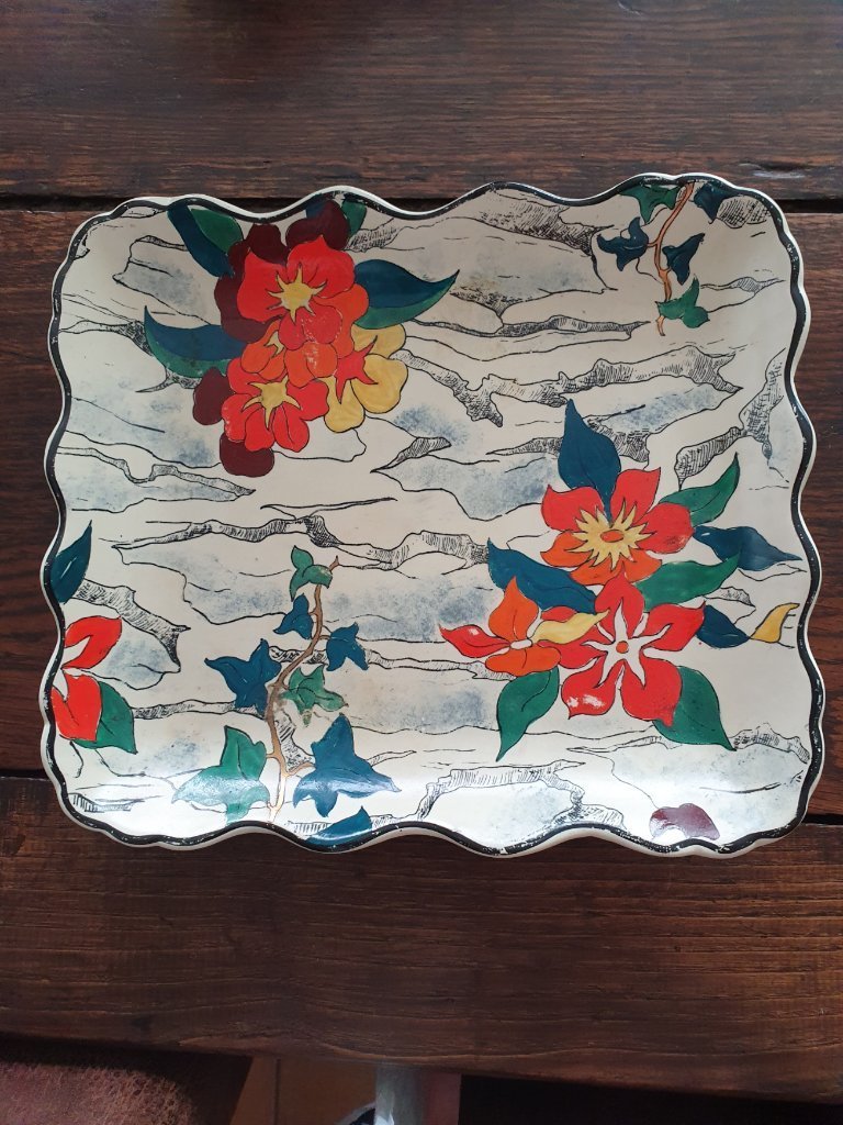 Vintage Longwy dish-hand painted-Antibes | €40 | Whoppah