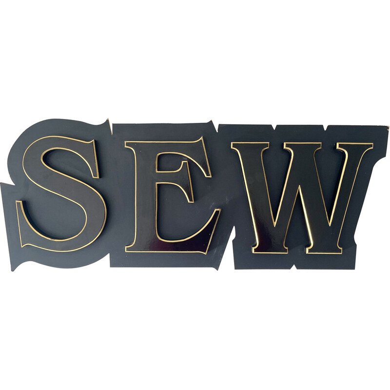 Vintage sewing sign letters in mdf | €85 | Whoppah