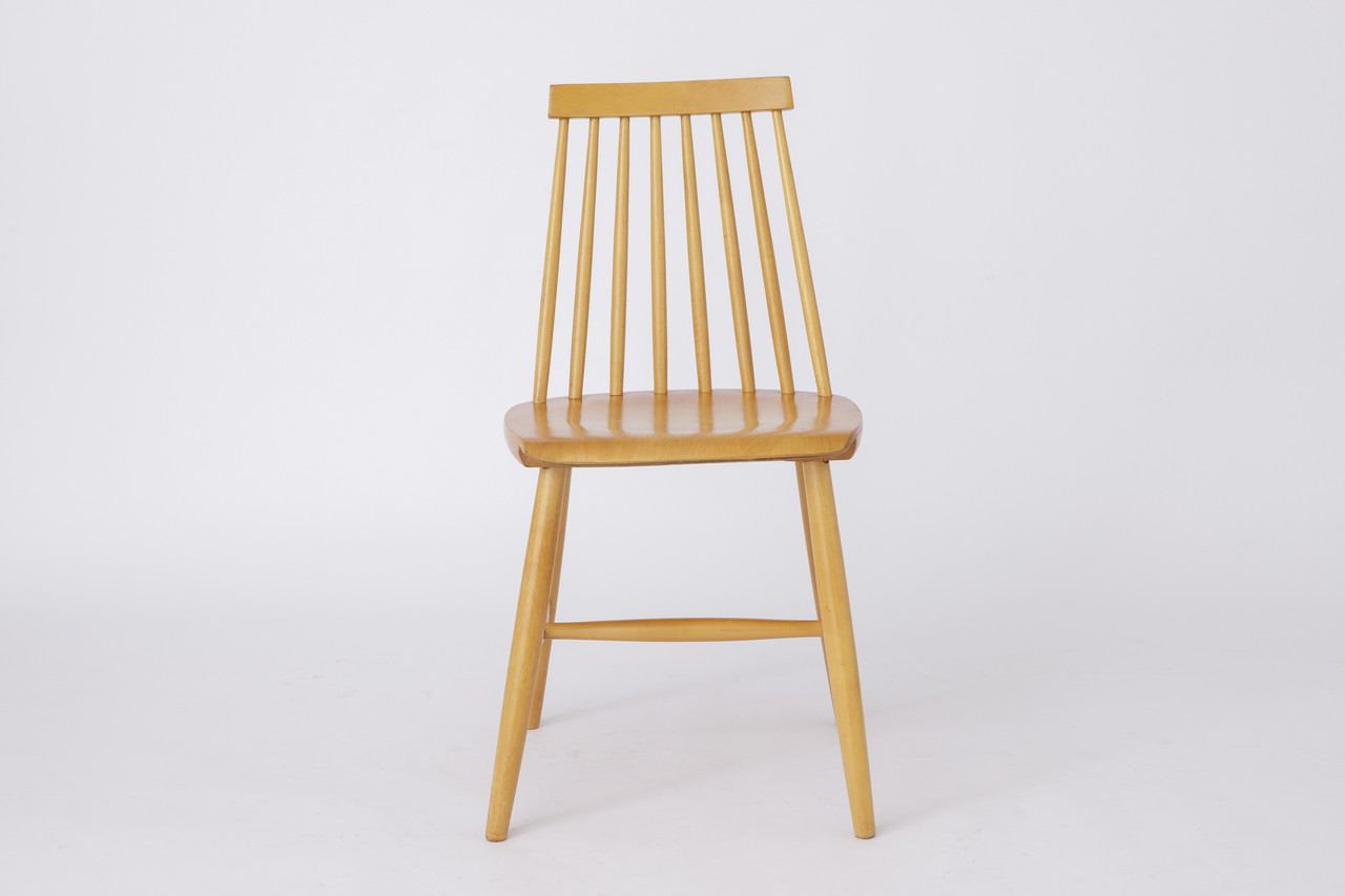 1 of 2 Yngve Ekström "Pinocchio" Dining Chair – Swedish Beechwood ...