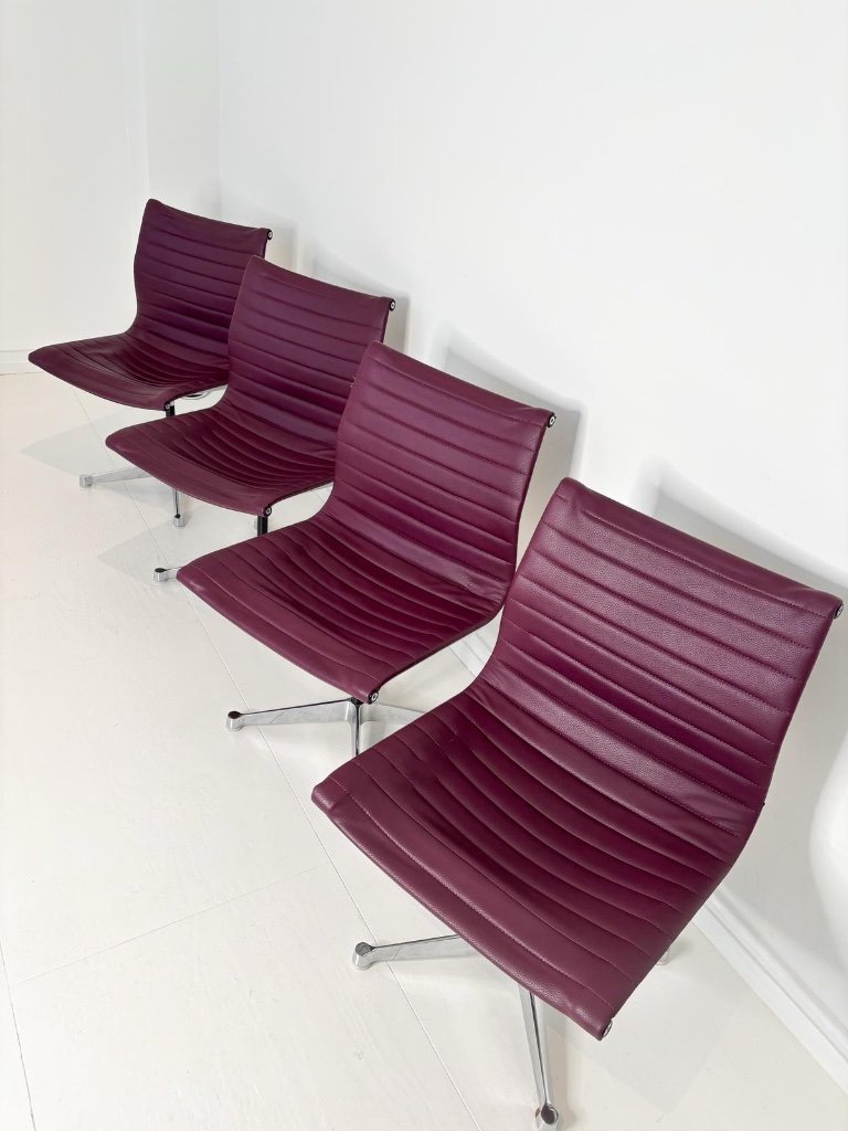 4x Herman Miller EA 105 Vitra Eames Leren Bureaustoel | €1,080 | Whoppah