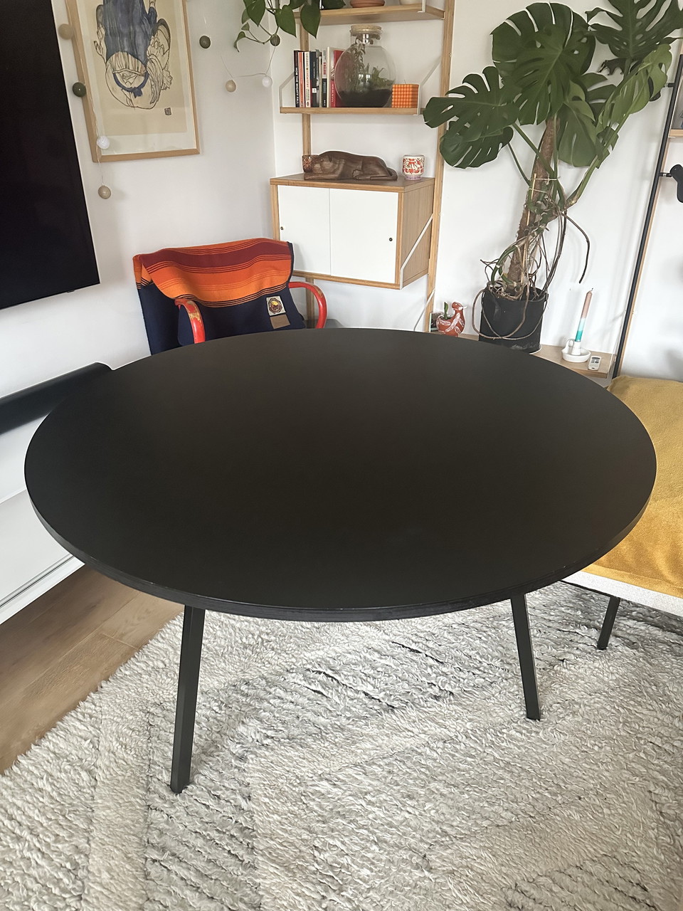 Hay Loop Table 120Cm Black | €340 | Whoppah