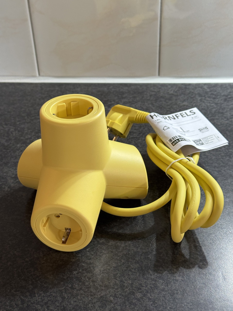 Design Extension cord IKEA Hornfels Yellow - design Maria Gustavsson ...