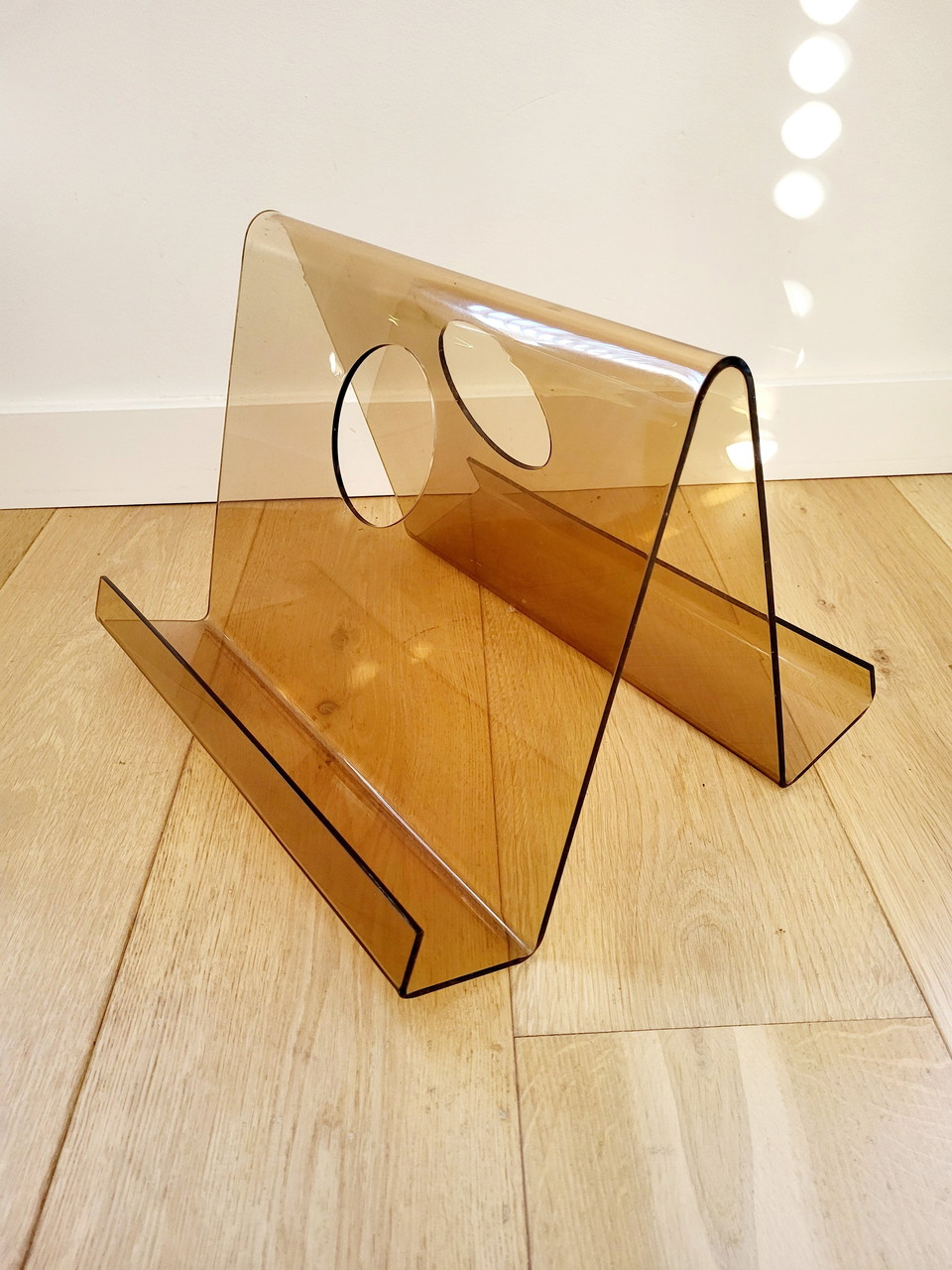 Space Age Plexi Magazine Rack Or Reading Rack, 1970s, Michel Dumas ...