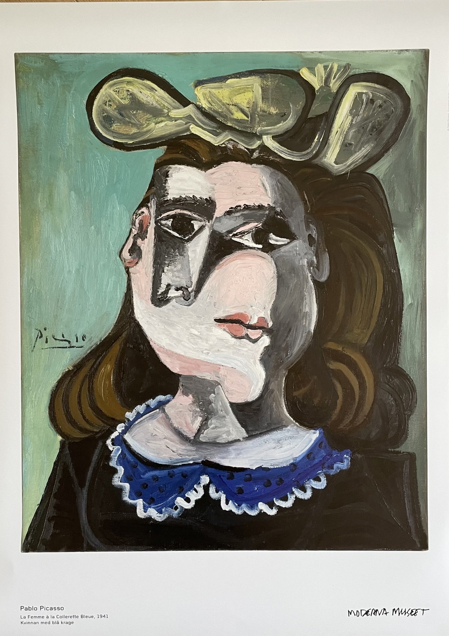 Pablo Picasso (1881-1973), La Femme à la Collerette Bleue, 1941 | €175 ...