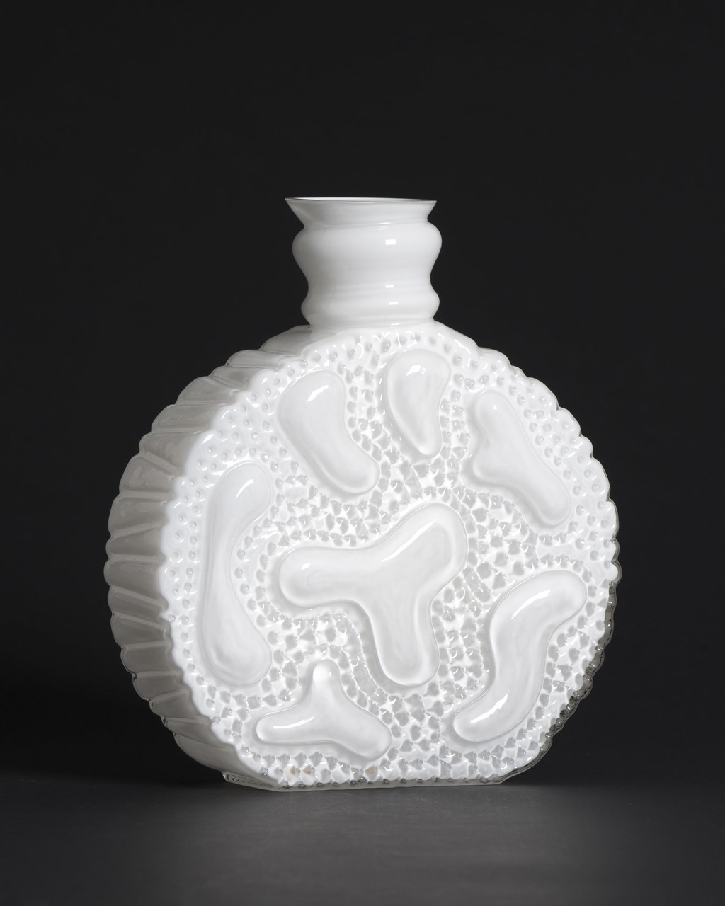 Kristallglaswerk Hirschberg Bubble Glass Vase Retro Space-age Pop-art ...