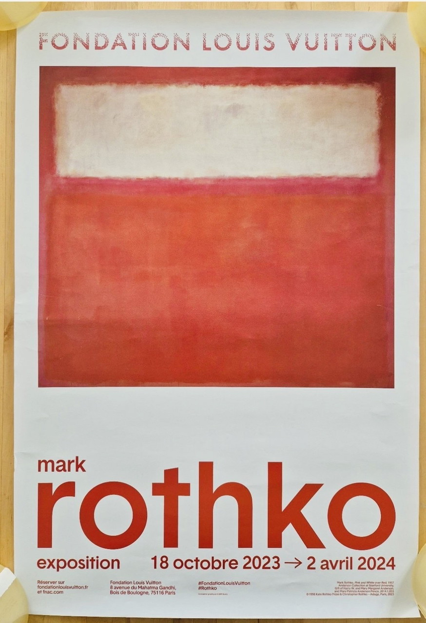 Mark rothko poster vuitton fondation Paris design serie 2 | €189 | Whoppah