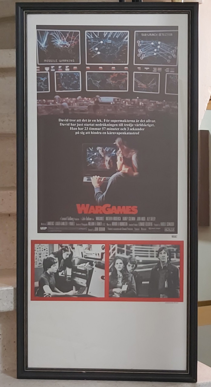 Wargames 1983 Swedish original film cinema poster | €60 | Whoppah