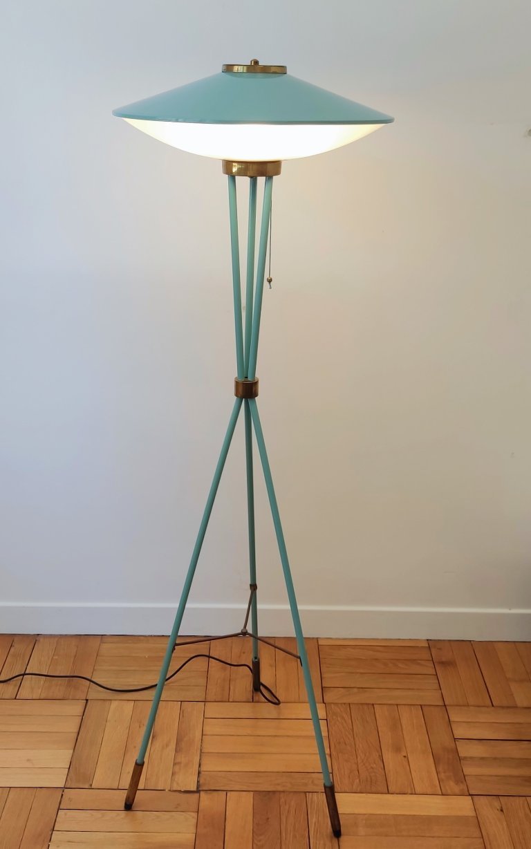 Italiaanse staande lamp - Stilnovo Italie 1950 | €7,500 | Whoppah