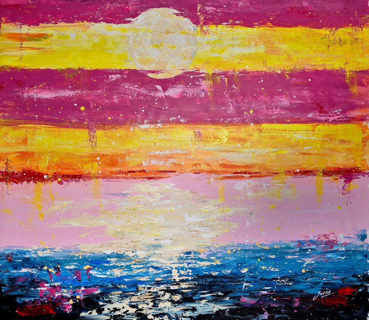 Tableau D'Artiste - Jovan Srijemac - Summer Colors In 1969 Xxl | €1,100 ...