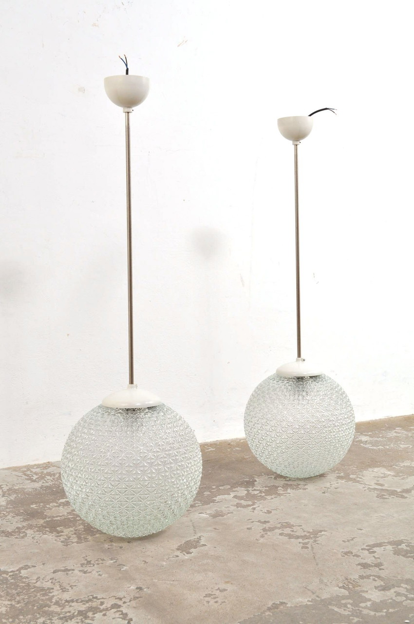 Vintage Ball Lamp Crystal Glass | €175 | Whoppah