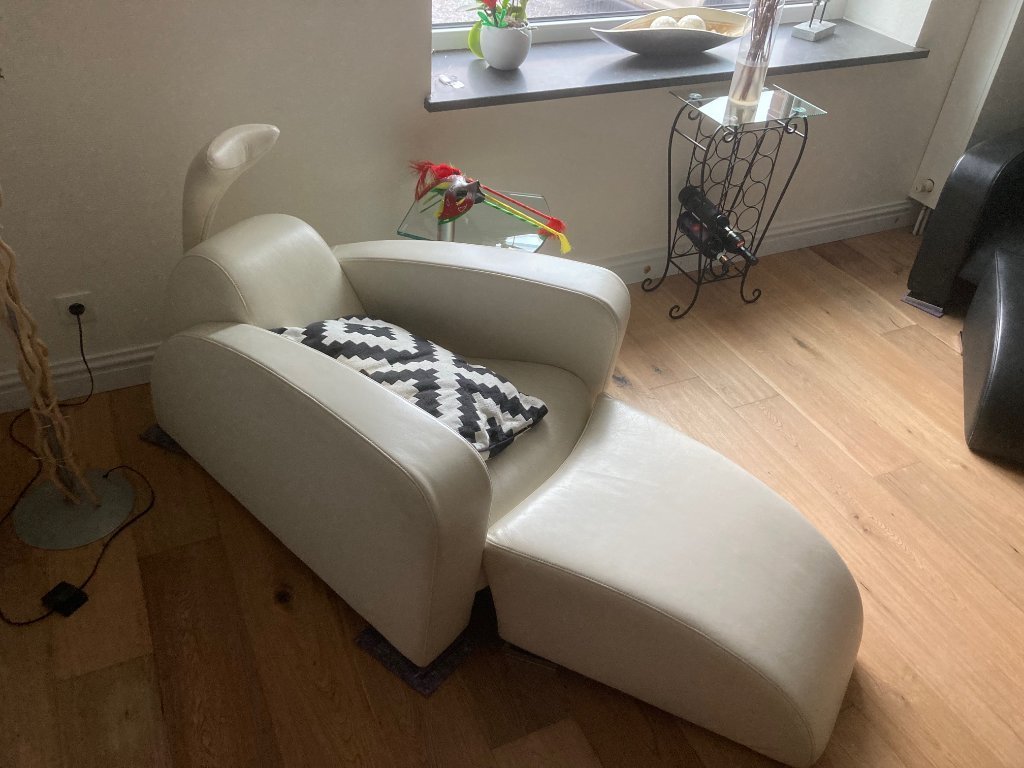 KLER Ledersessel mit Fußhocker | €600 | Whoppah