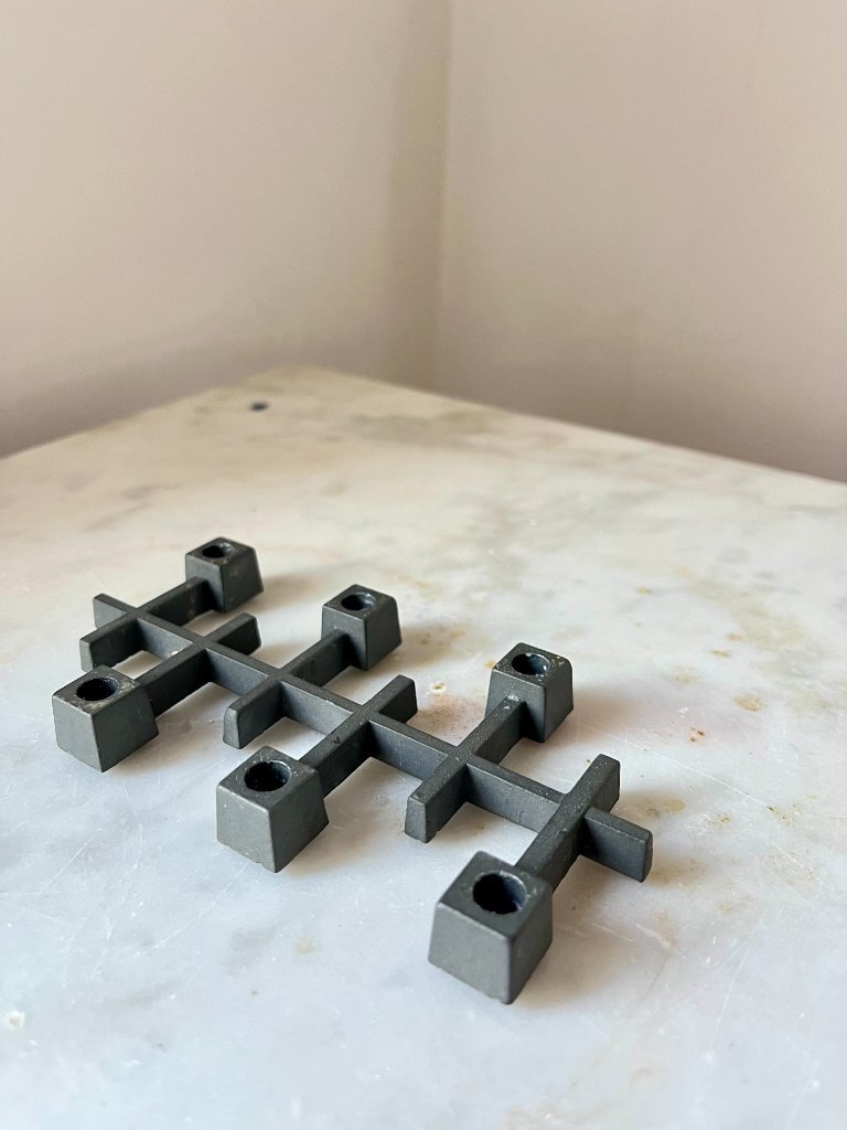 Vintage PARO Modular Candleholder by Jens Quistgaard – Danish Brutalist ...