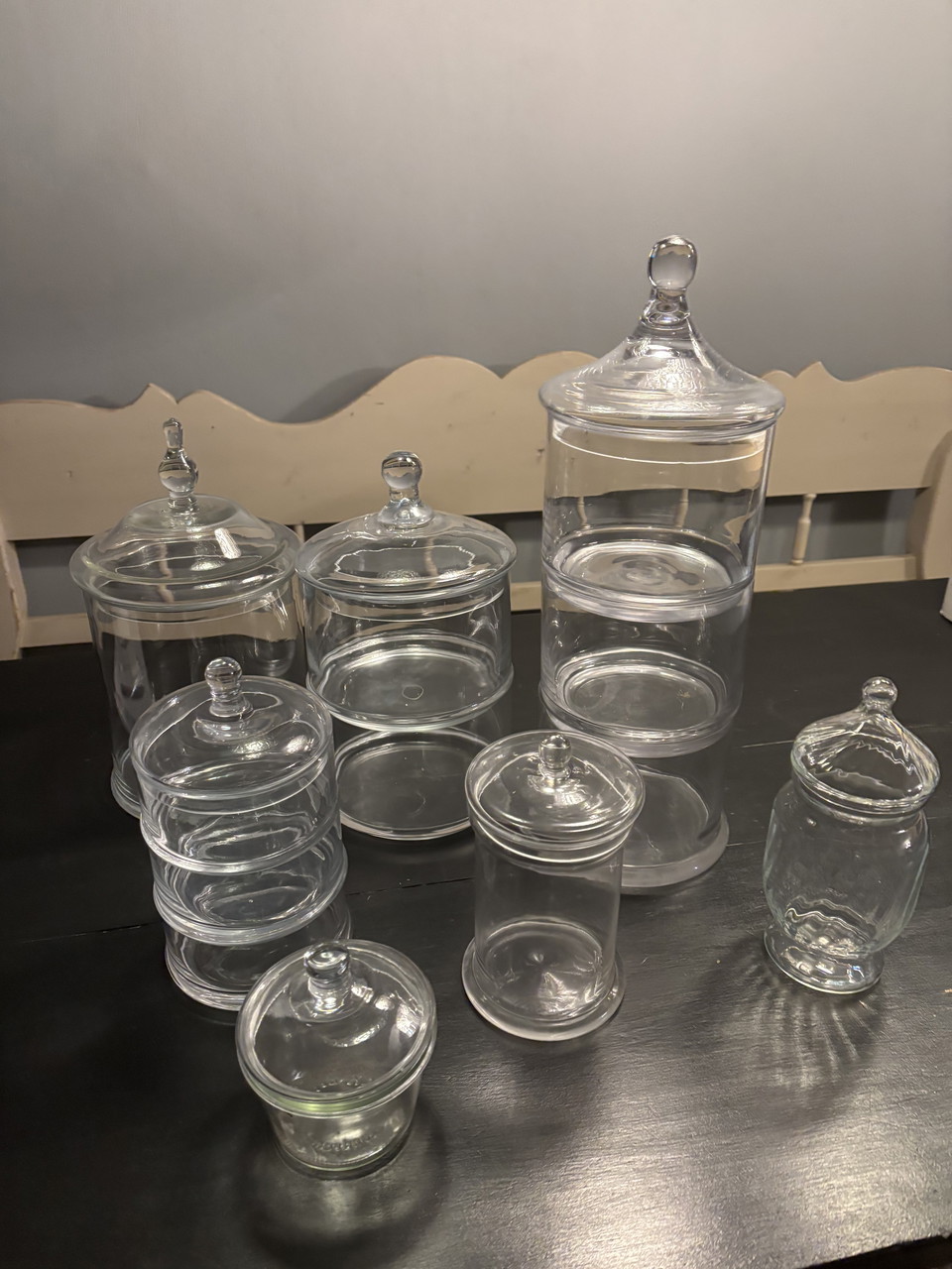 8 Glass Jars with Lid - Different Sizes, Mint Mint | €50 | Whoppah