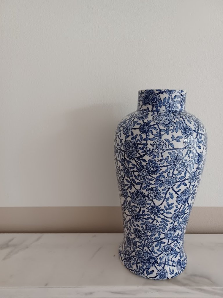 Vase - Style bleu de Delft - Manufacture impériale et royale de Nimy ...