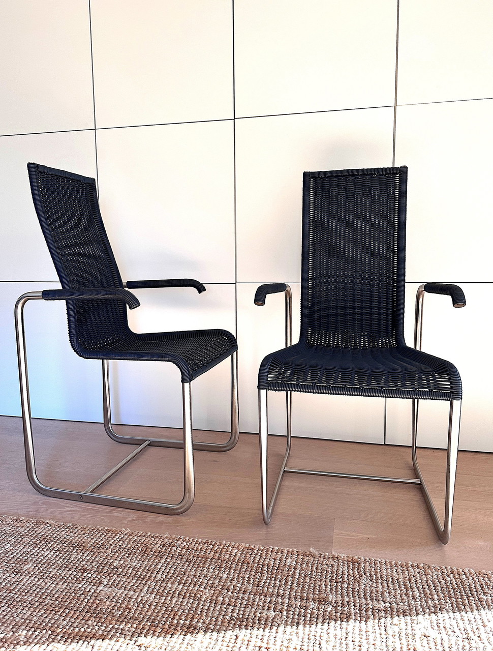 2 Vintage Tecta Chairs Model D20 Cantilever Chairs With Backrest Designer Axel Bruchhäuser ...