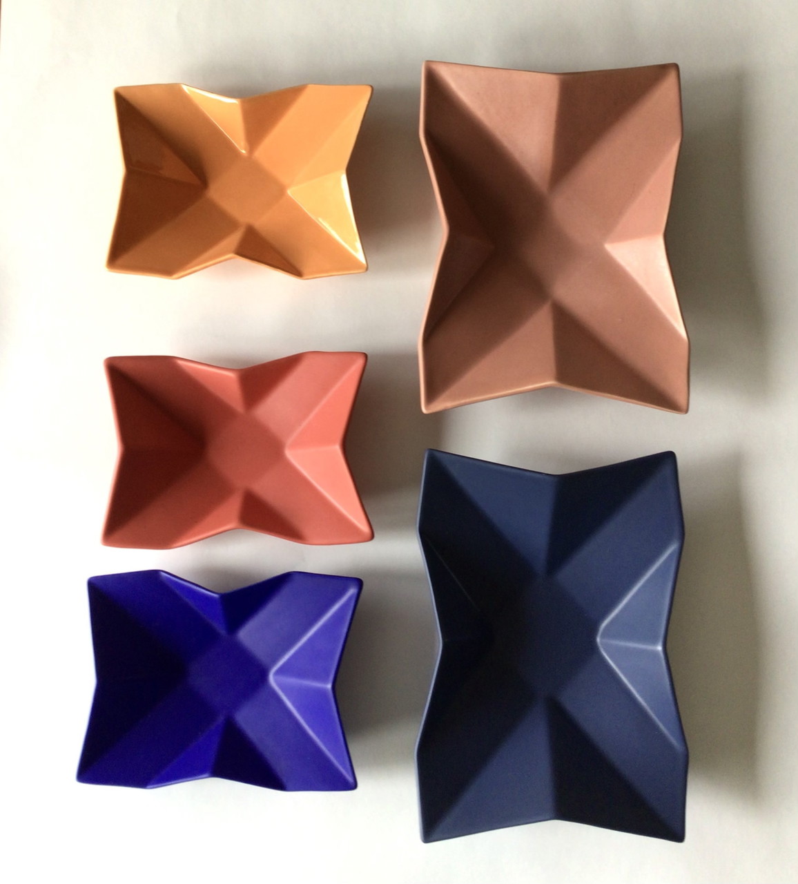 Asa-Selection Germany 1980s 'Origami' Bowls | €125 | Whoppah