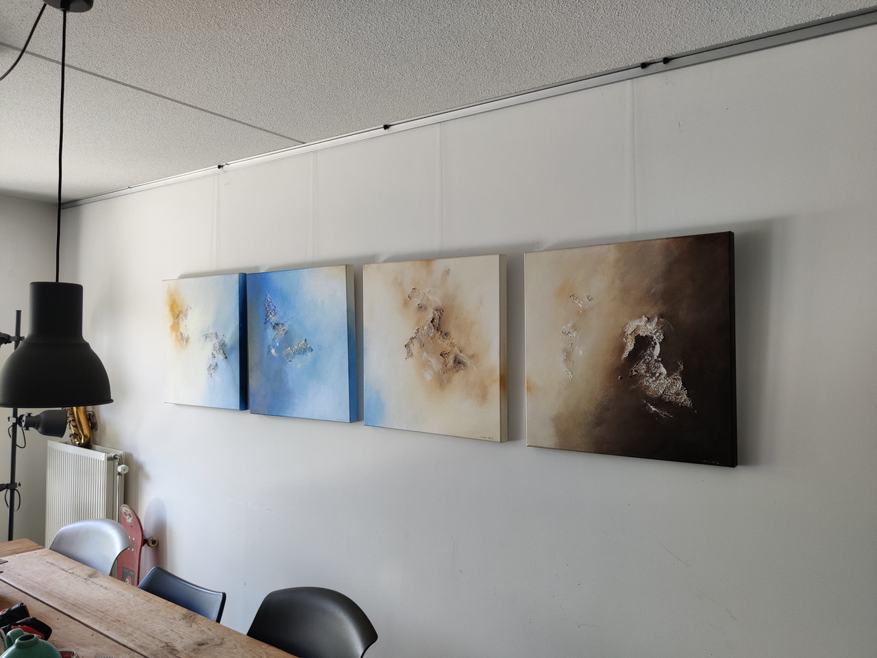 Serie von 4 Gemälden der Künstlerin Andrea Cook | €1,000 | Whoppah