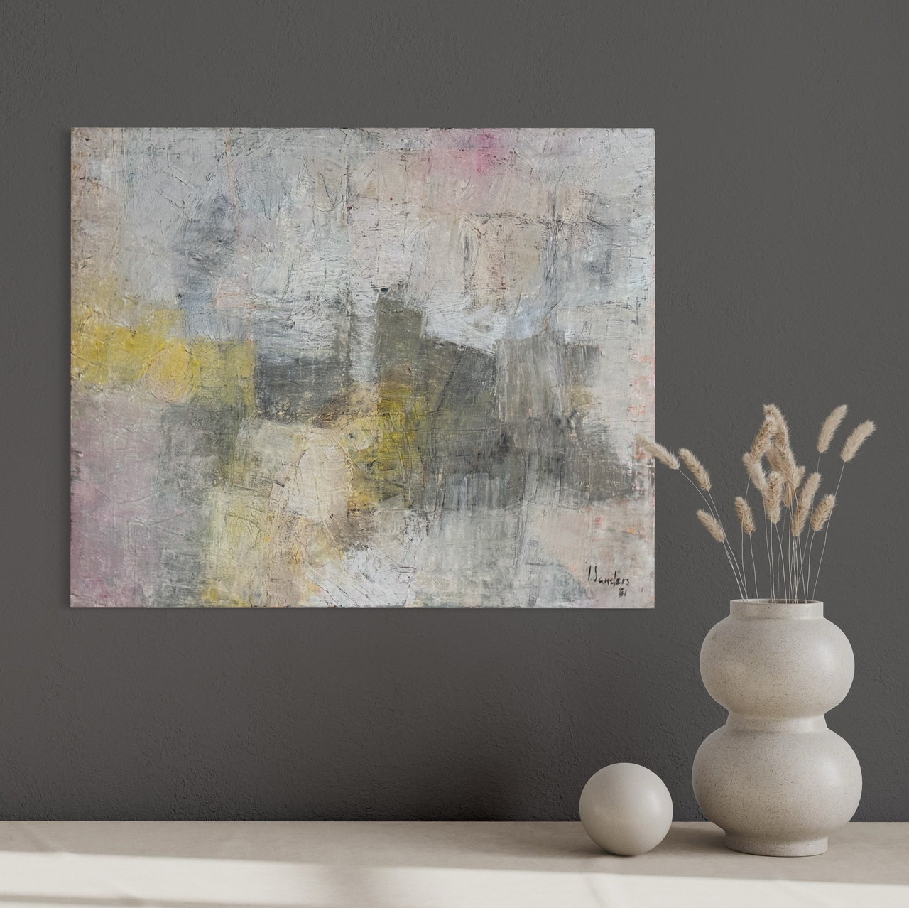 Sublime Abstract Painting By Jan Sanders 1961 | €585 | Whoppah