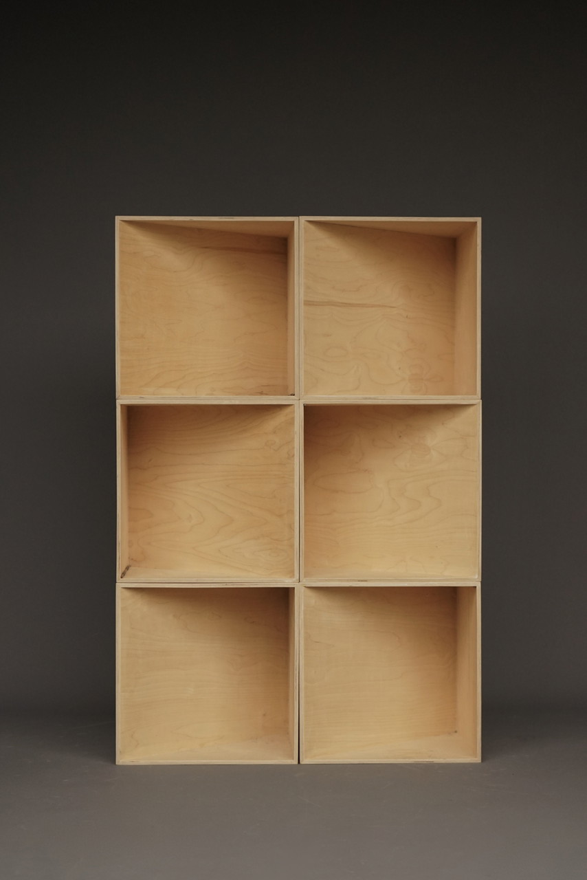 Transformable Plywood Cube Sculpture, 1980s | €2,100 | Whoppah