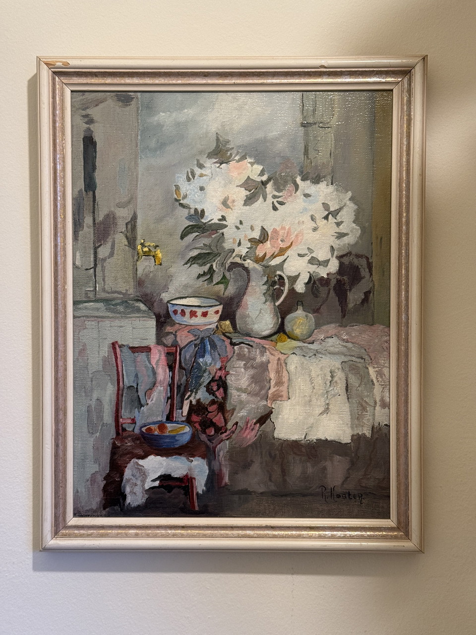 Hand Painted Oil Painting R. Koster Still Life With Flowers | €75 | Whoppah