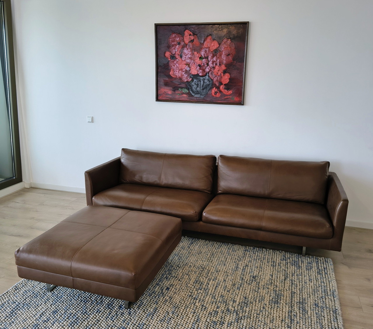 Montis Axel 4 Seater + Xl Hocker In Leather | €4,000 | Whoppah