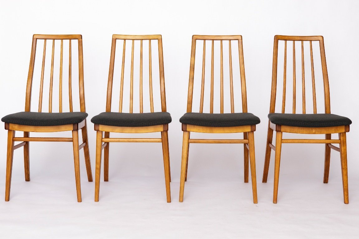 Set of 6 Vintage German Dining Chairs – 1960s/1970s Mid Century ...