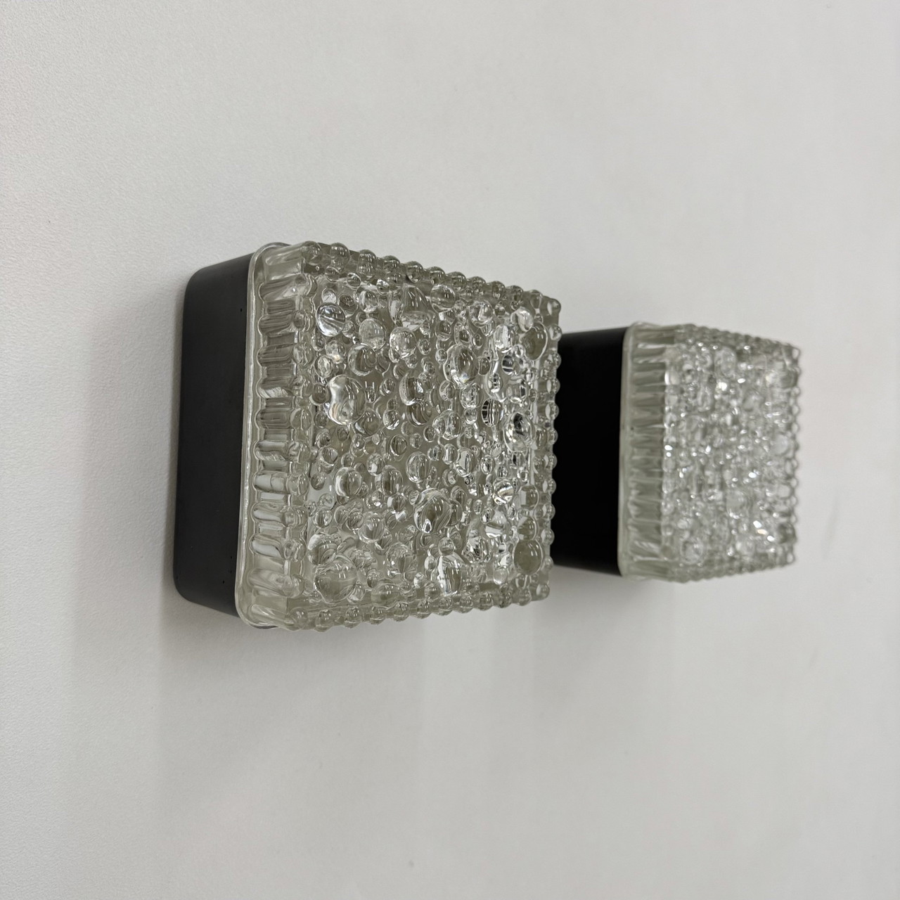 Set of 2 Staff Leuchten Bubble Glass Wall Lamps, 1970s Germany | €650 ...