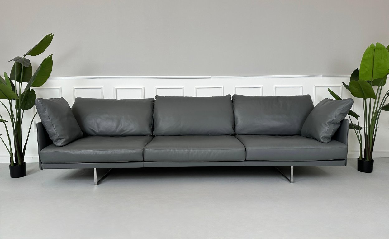Cassina Toot Designer Sofa Couch Grey Leather Office Living Room | € ...
