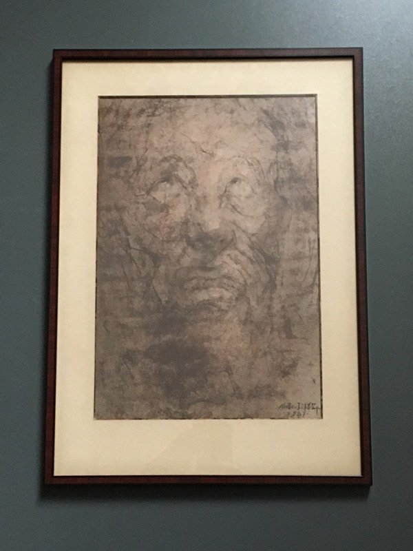 Anto Diez: Pencil, " Human Face ". Charcoal | €120 | Whoppah