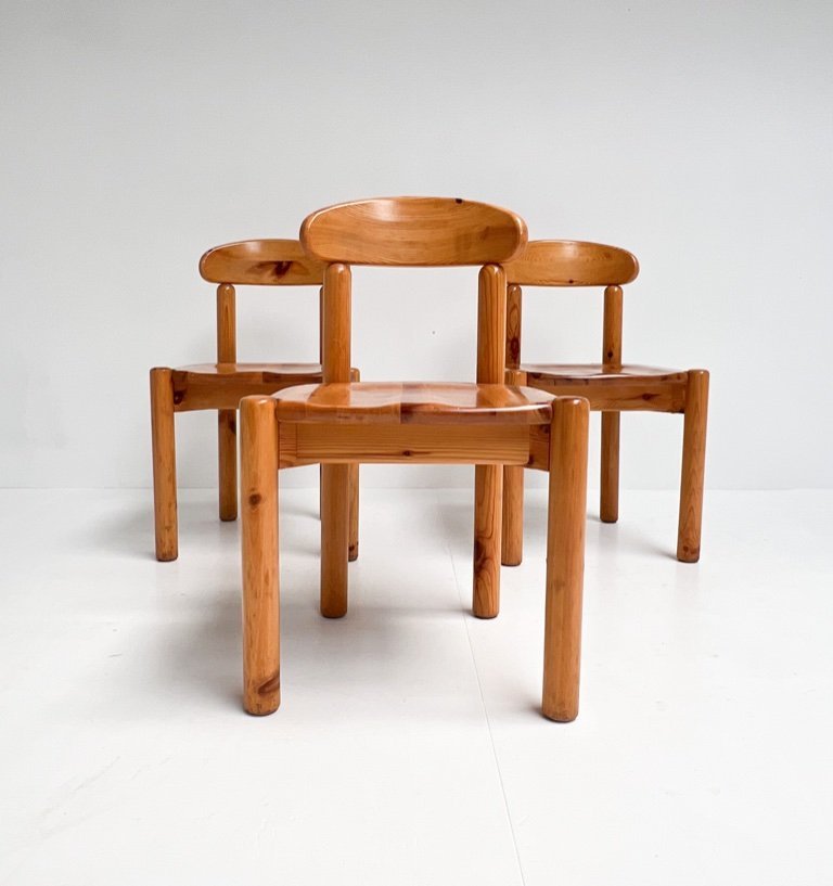 Conjunto de tres sillas de Rainer Daumiller para Hirtshals Sawmill ...