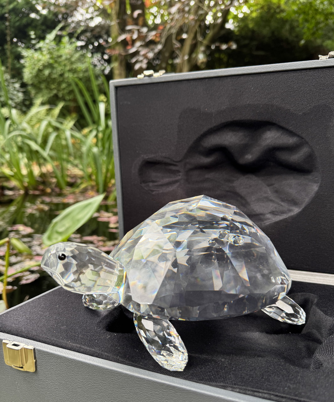 Giant Swarovski Crystal Turtle In Presentation Box | €980 | Whoppah