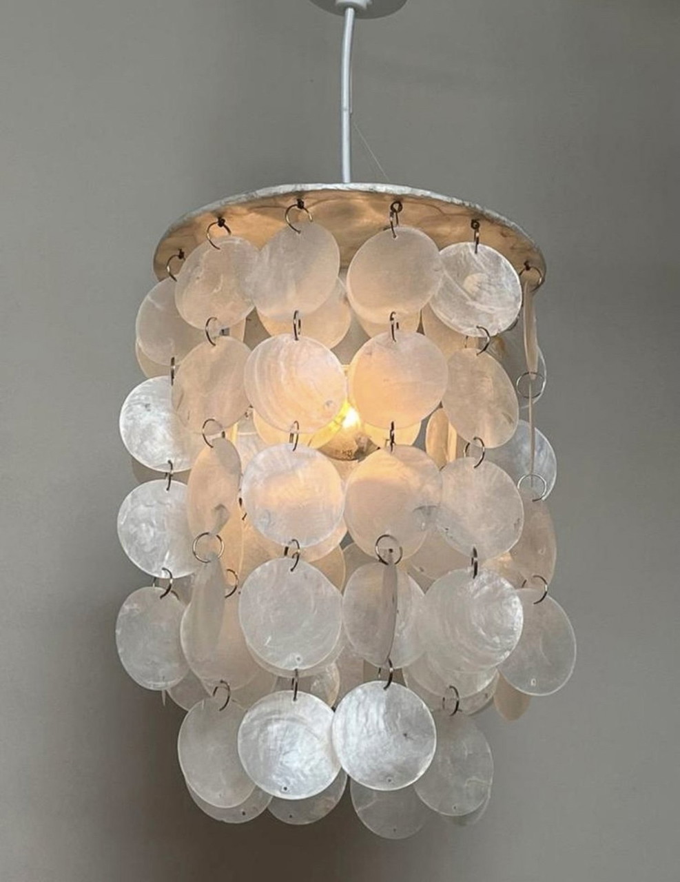 Capiz Shells Pendant Lamp Pearl Shell | €49 | Whoppah