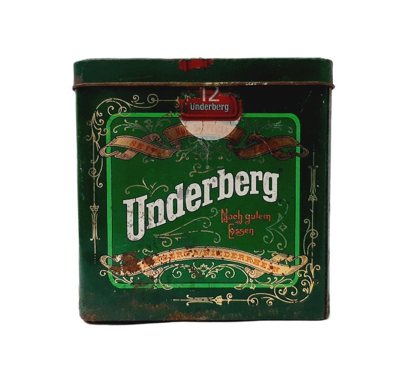 Vintage Underberg blikken doos | €18 | Whoppah