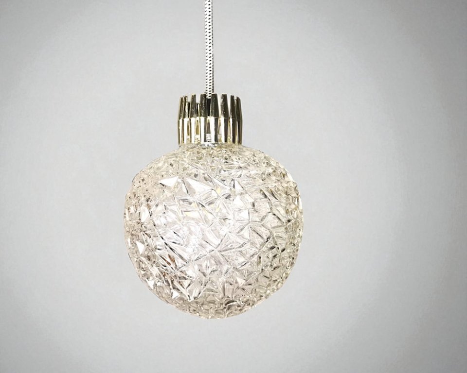 Kristallen glazen blobe hanglamp | €153 | Whoppah