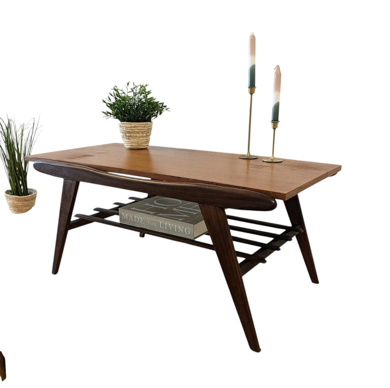 Vintage Midcentury Teak Coffee Table, Reversible Top | €299 | Whoppah
