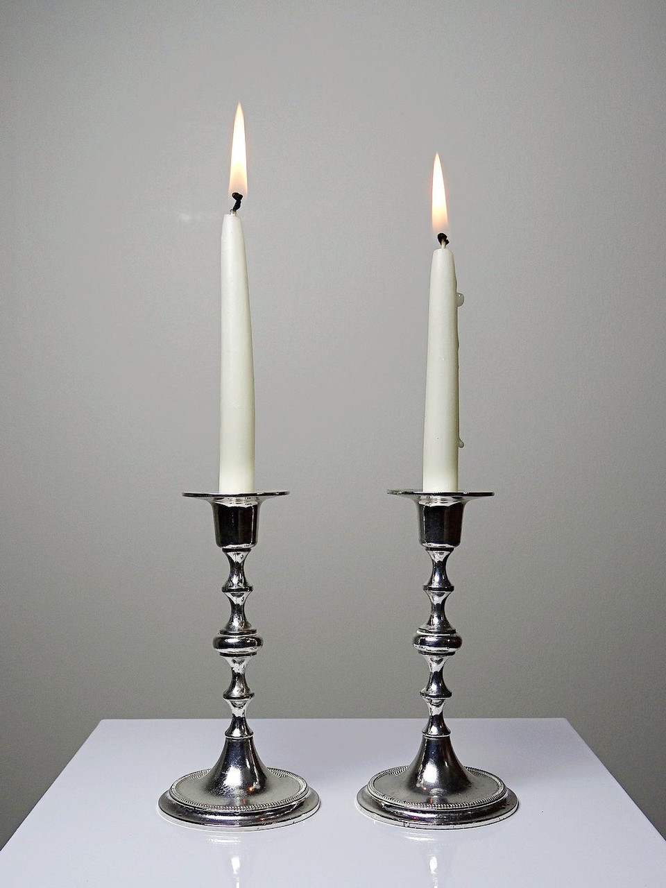 Paar kleine Kerzenhalter Flambeaux versilbert BMF West Germany vintage | €30 | Whoppah