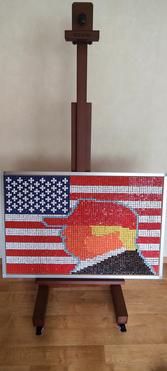 Donald Trump Pixel Art Mosaic Portrait | €250 | Whoppah