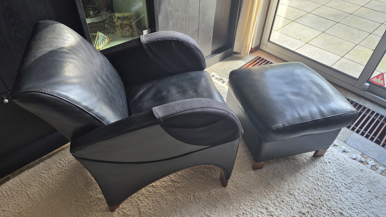 Design Sessel Baxter mit Hocker Baxter | €900 | Whoppah