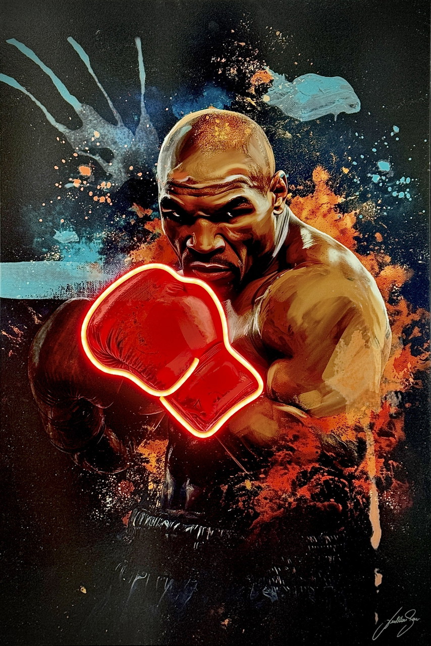 Iron Mike Tyson Led Wall Art Lamp Ledmansion | €249 | Whoppah