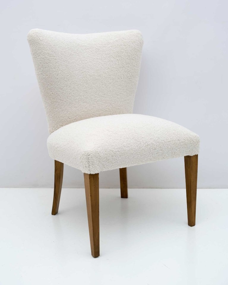 Mid-Century Modern Italian Bouclé Small Armchair, 1950s | €1,300 | Whoppah