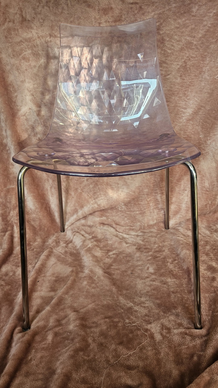 Calligaris Ice Lilac Transparent Chair | €45 | Whoppah