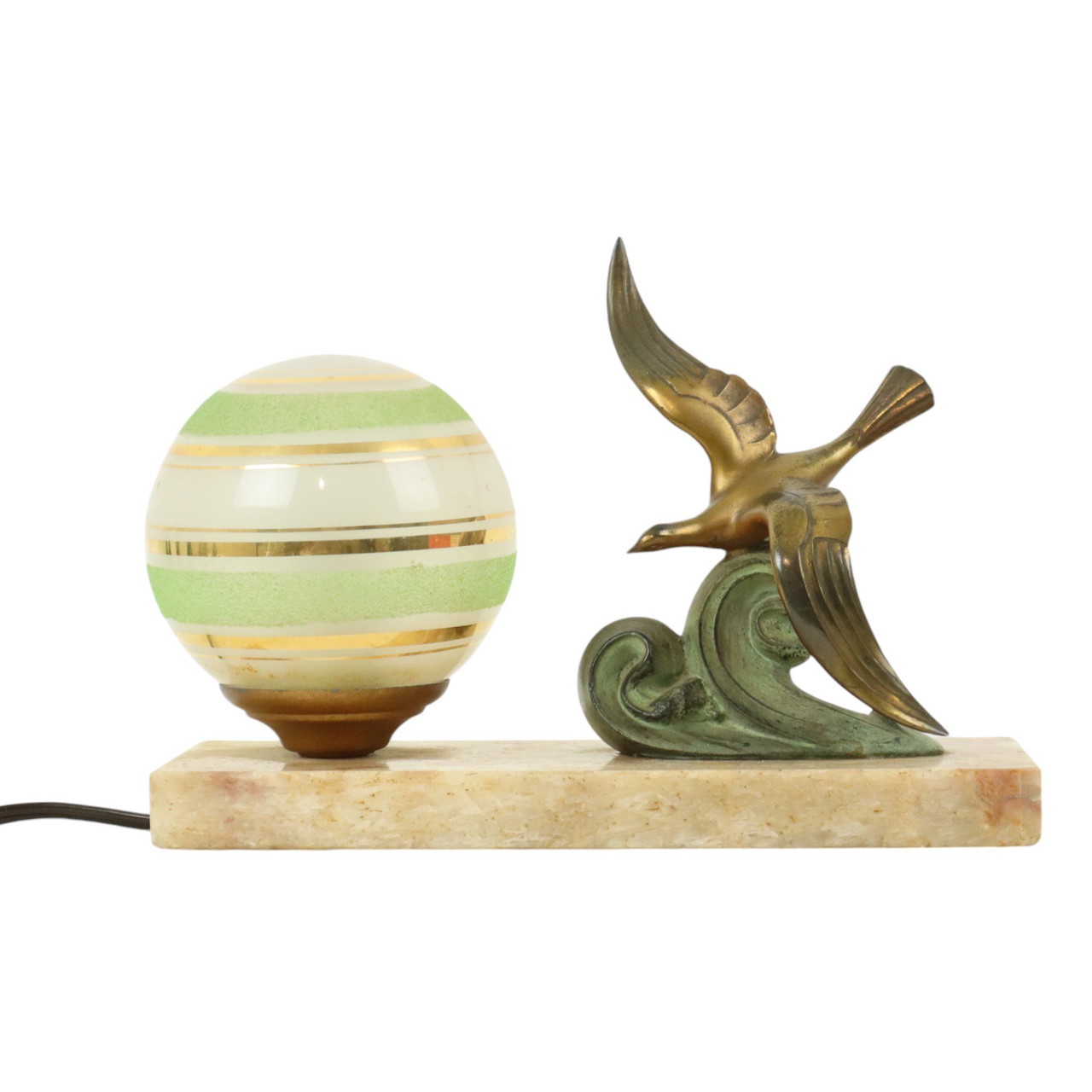 Art Deco Bol Lamp Vogel | €89 | Whoppah