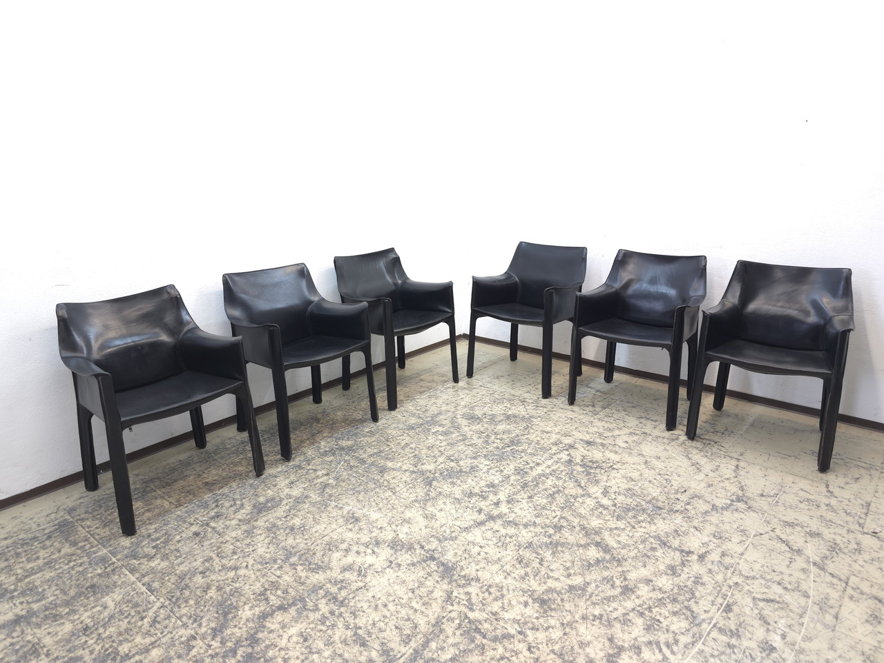 6x Sillas Cassina Cab Sillas de cuero Sillón Bellini | €6,999 | Whoppah