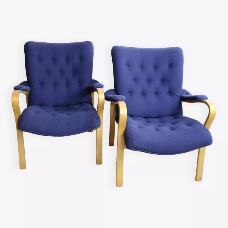Set di 2 poltrone di Gustaf Axel Berg per Bröderna Anderssons, Svezia ...