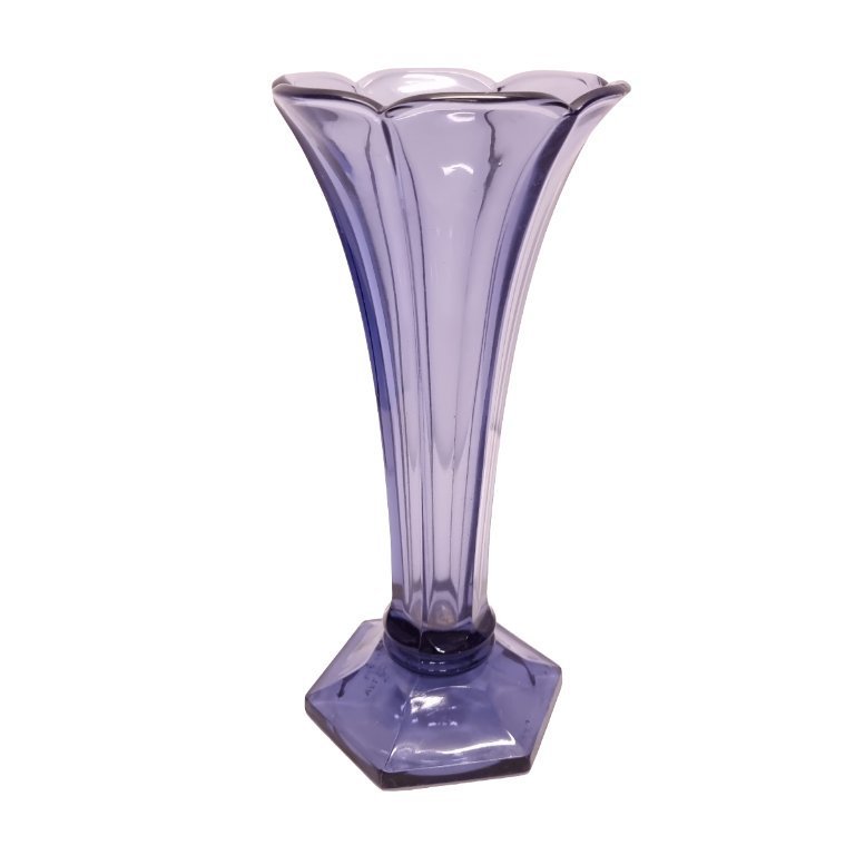 Art Deco vaas val saint Lambert lila | €75 | Whoppah
