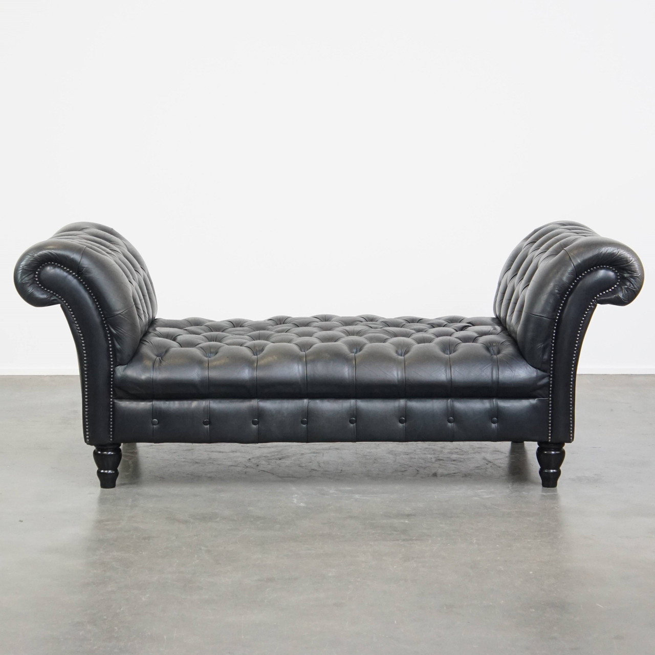 Large Black Chesterfield Daybed | €1,680 | Whoppah