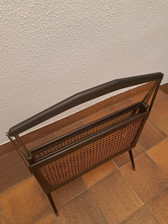 Mid-Century Italian Folding Magazine Rack by Cesare Lacca, 1950s | €850 ...