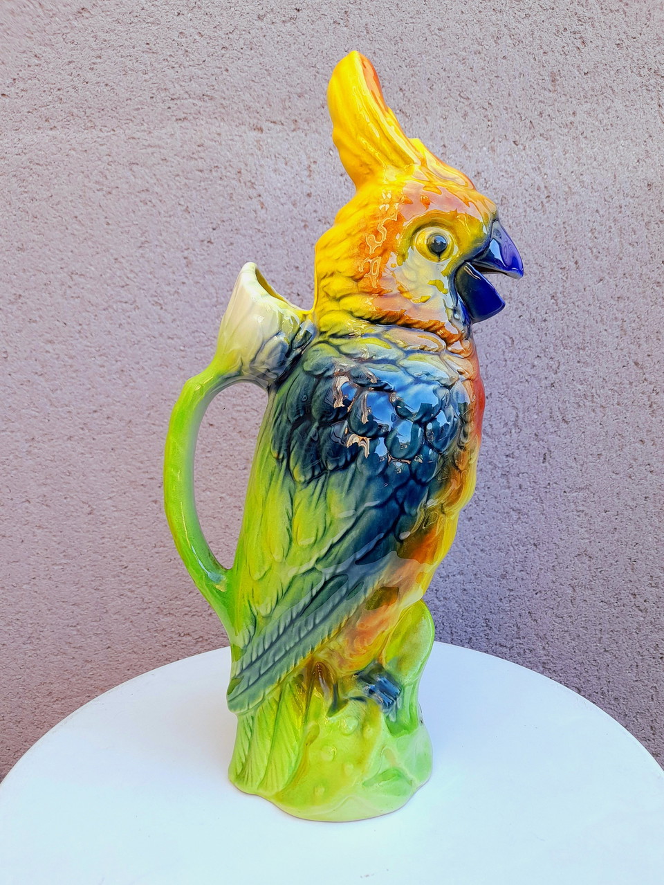 Parrot pitcher in St Clément barbotine, 1950 | €130 | Whoppah